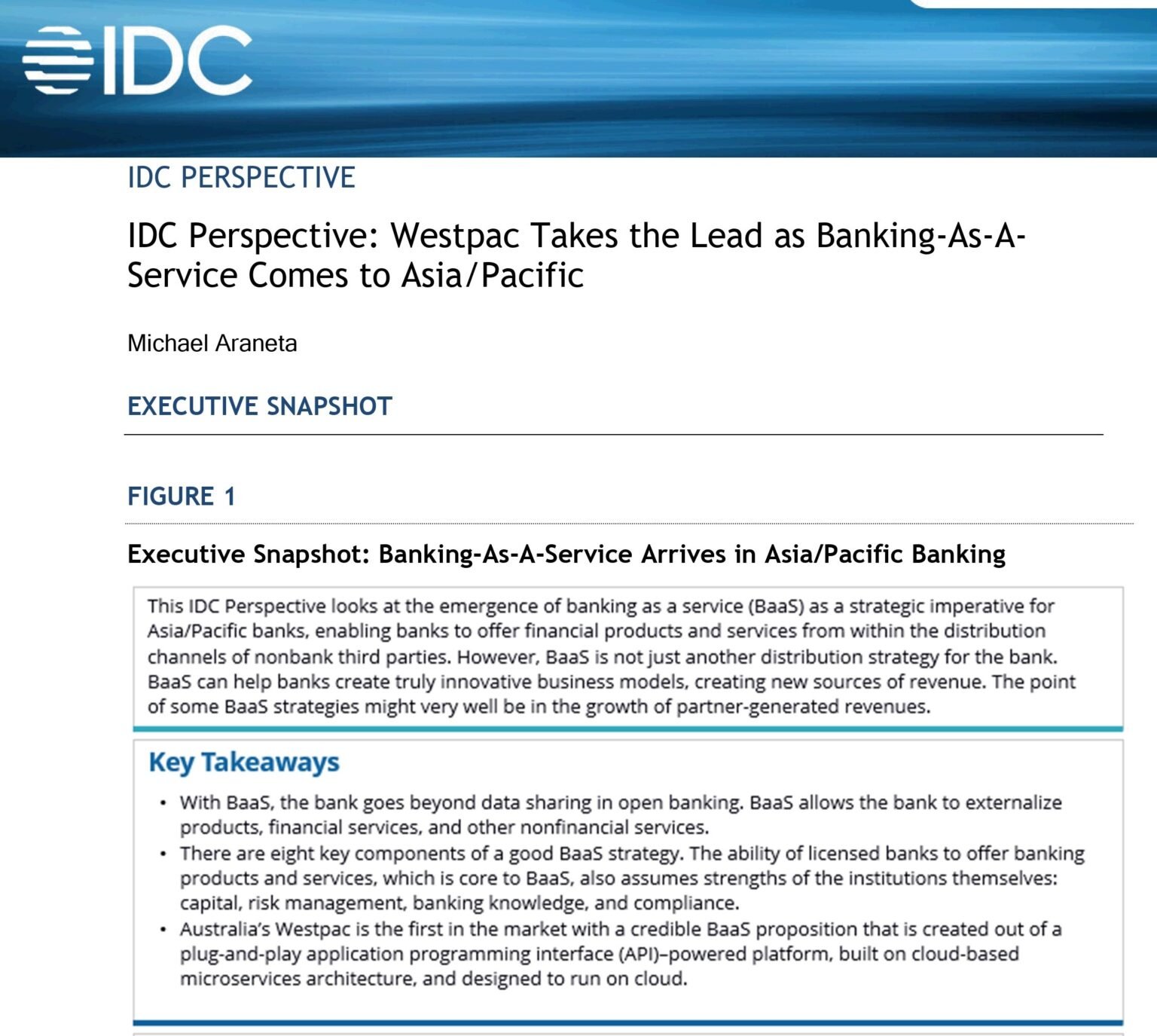 Westpac’s Award winning BaaS with 10X’ core on AWS extends the role of ...
